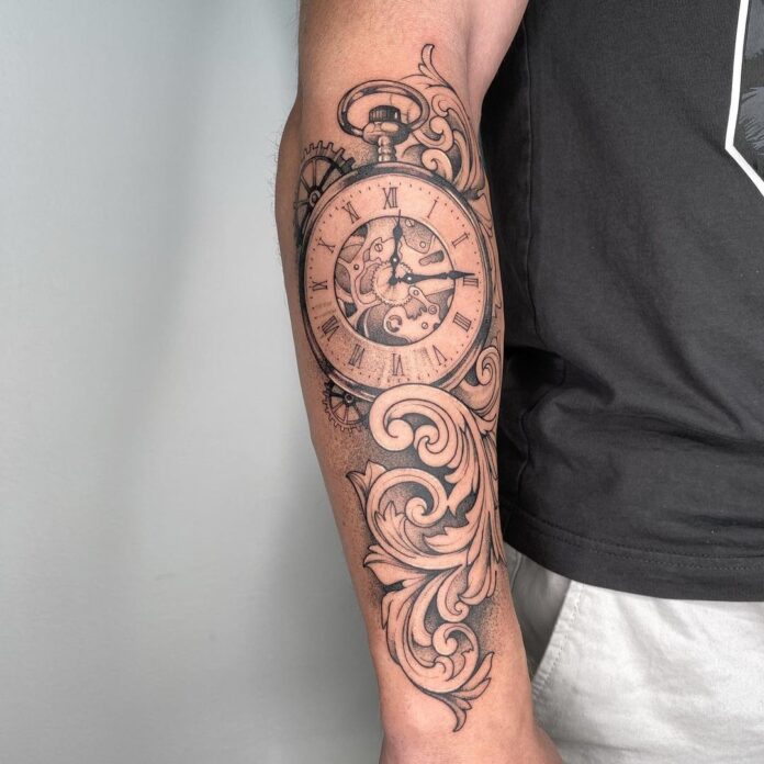 20 Birth Clock Tattoo Ideas To Celebrate That Special Bond