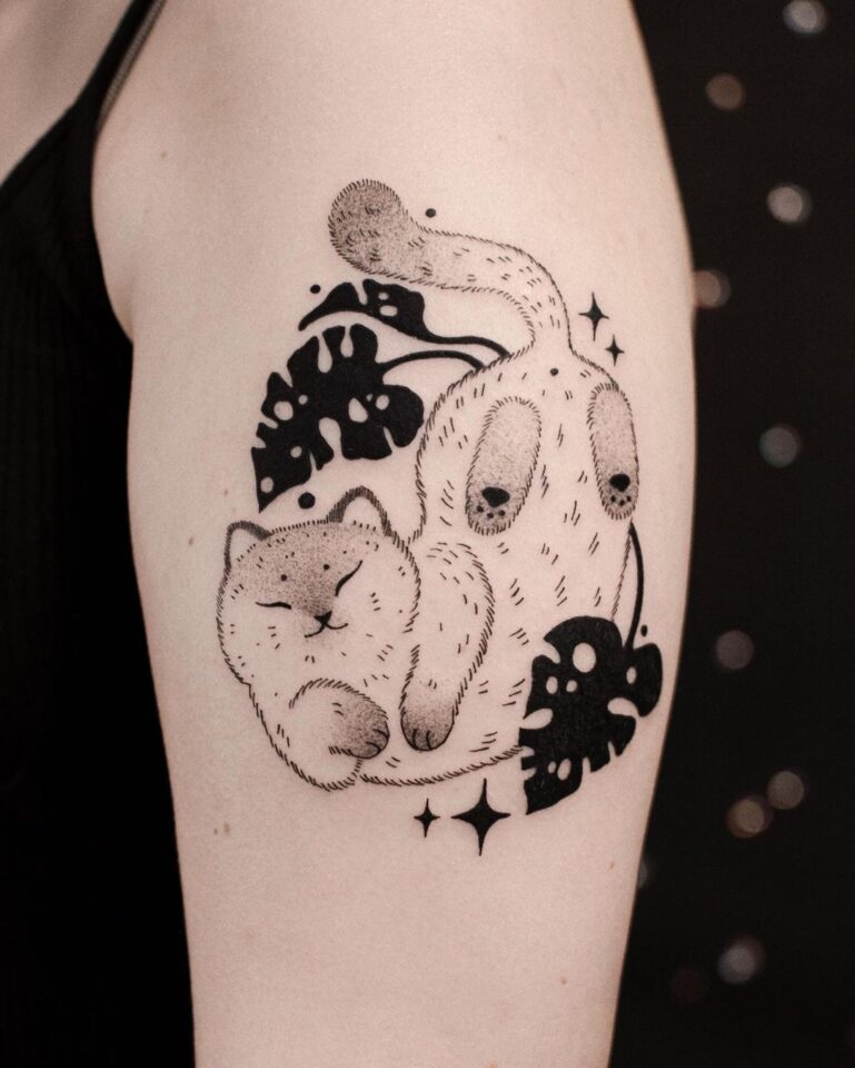 20 Cat Tattoo Ideas To Celebrate Your Furry Friend(s)