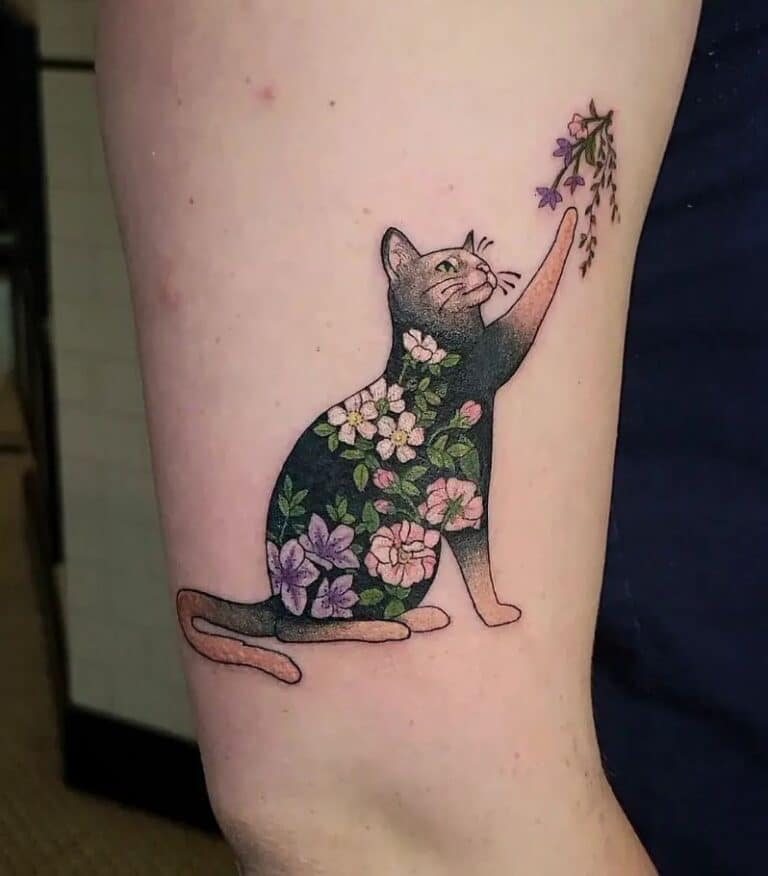 20 Cat Tattoo Ideas To Celebrate Your Furry Friend(s)