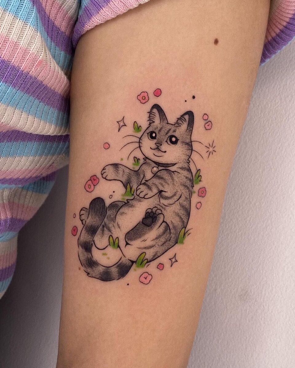 20 Cat Tattoo Ideas To Celebrate Your Furry Friend(s)