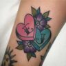 22 Cute Candy Heart Tattoos To Inspire Your Next Ink