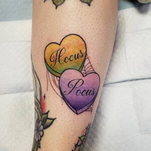 22 Cute Candy Heart Tattoos To Inspire Your Next Ink