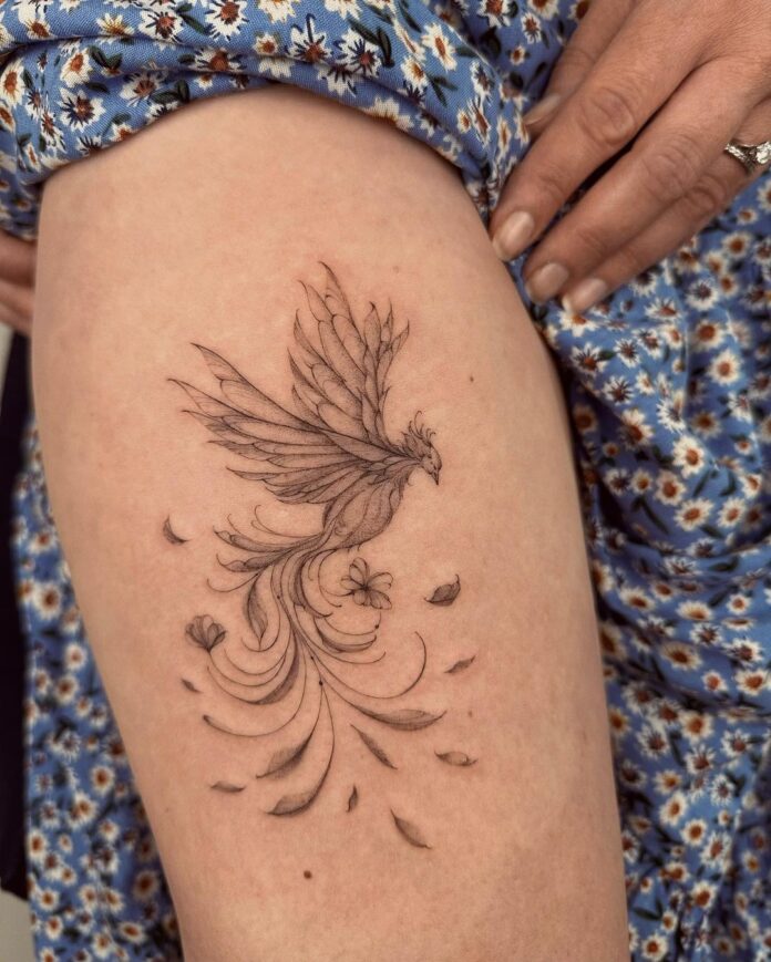 24 Amazing Phoenix Bird Tattoo Designs For A Fresh Start