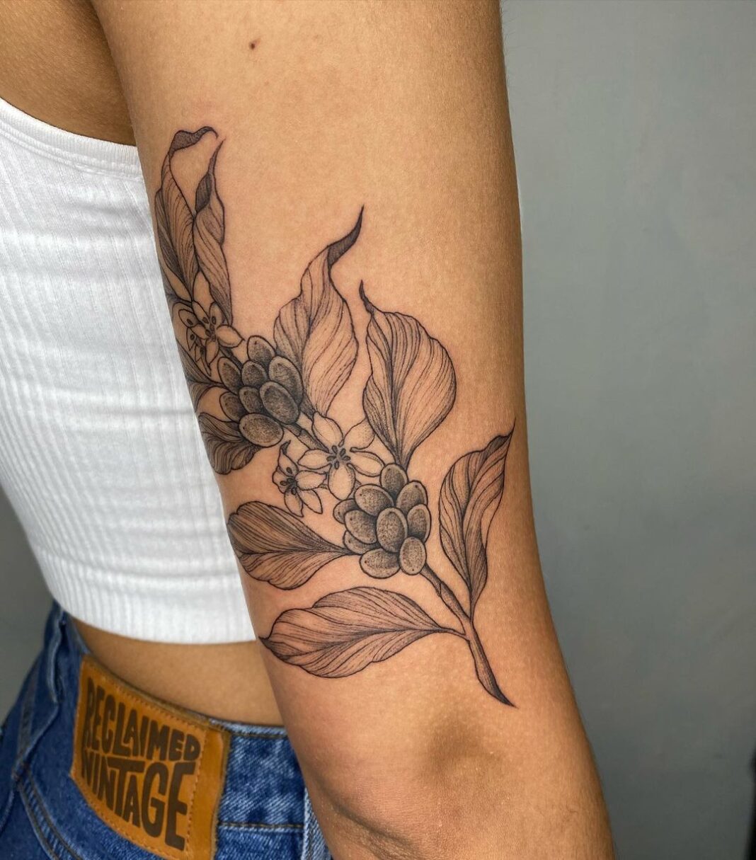 24 Coffee Plant Tattoo Designs That Are Anything But Boring