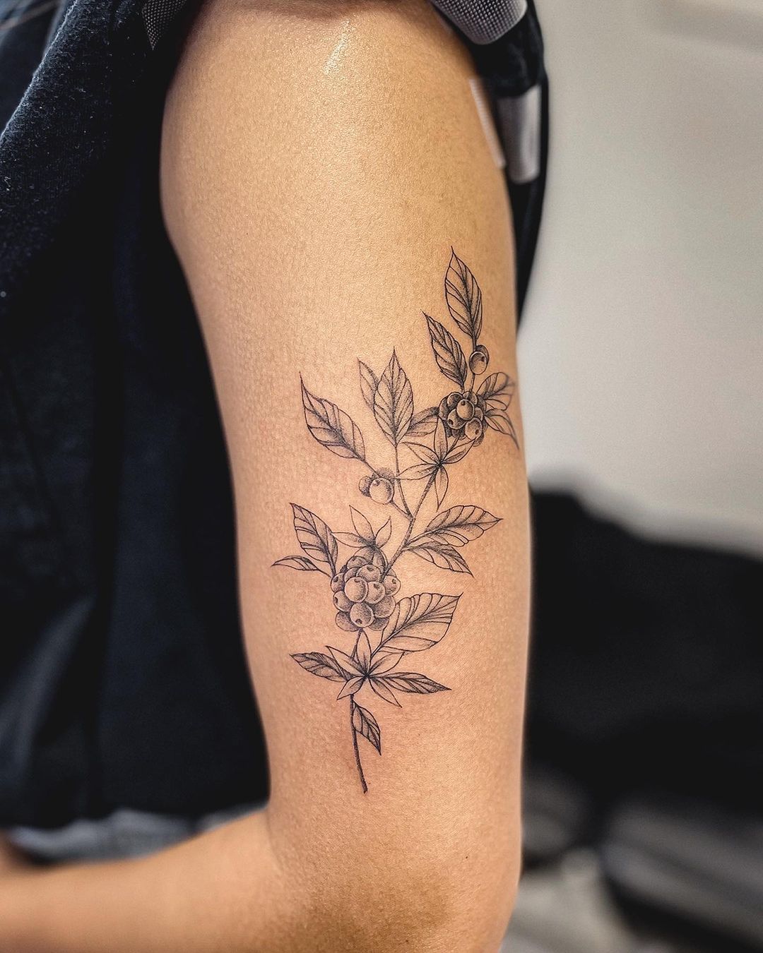 24 Coffee Plant Tattoo Designs That Are Anything But Boring