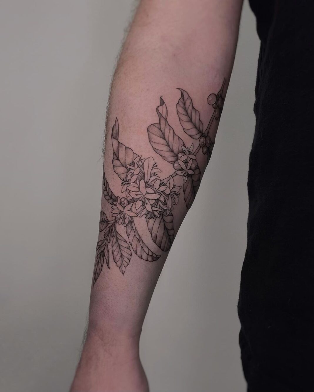 24 Coffee Plant Tattoo Designs That Are Anything But Boring