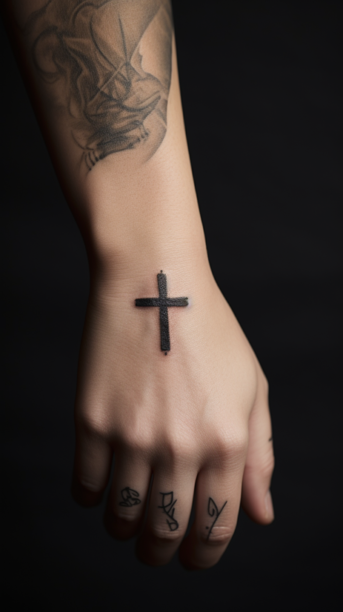 26 Simple Cross Tattoo Designs As An Ode To Your Faith