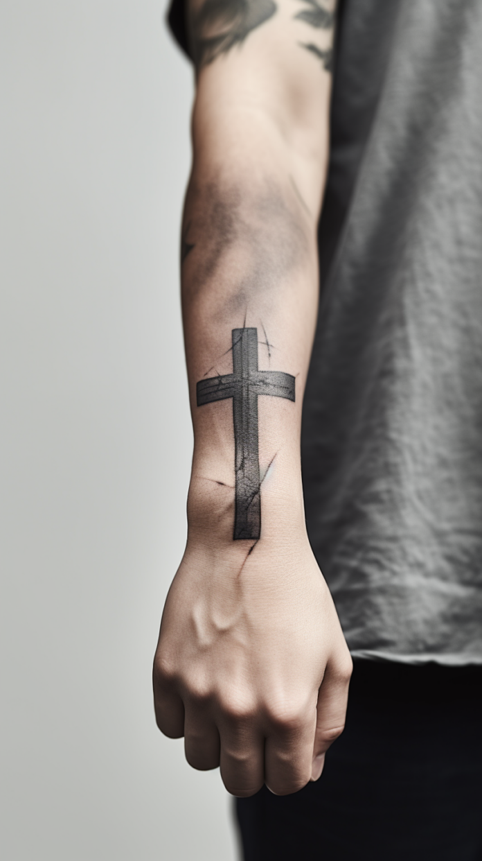 26 Simple Cross Tattoo Designs As An Ode To Your Faith