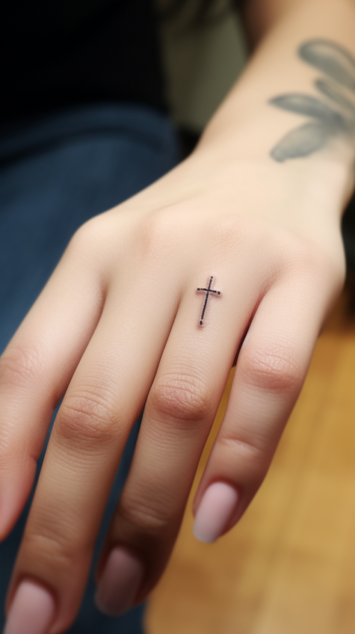 26 Simple Cross Tattoo Designs As An Ode To Your Faith