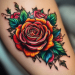 29 Traditional Rose Tattoo Designs for Timeless Personal Expression
