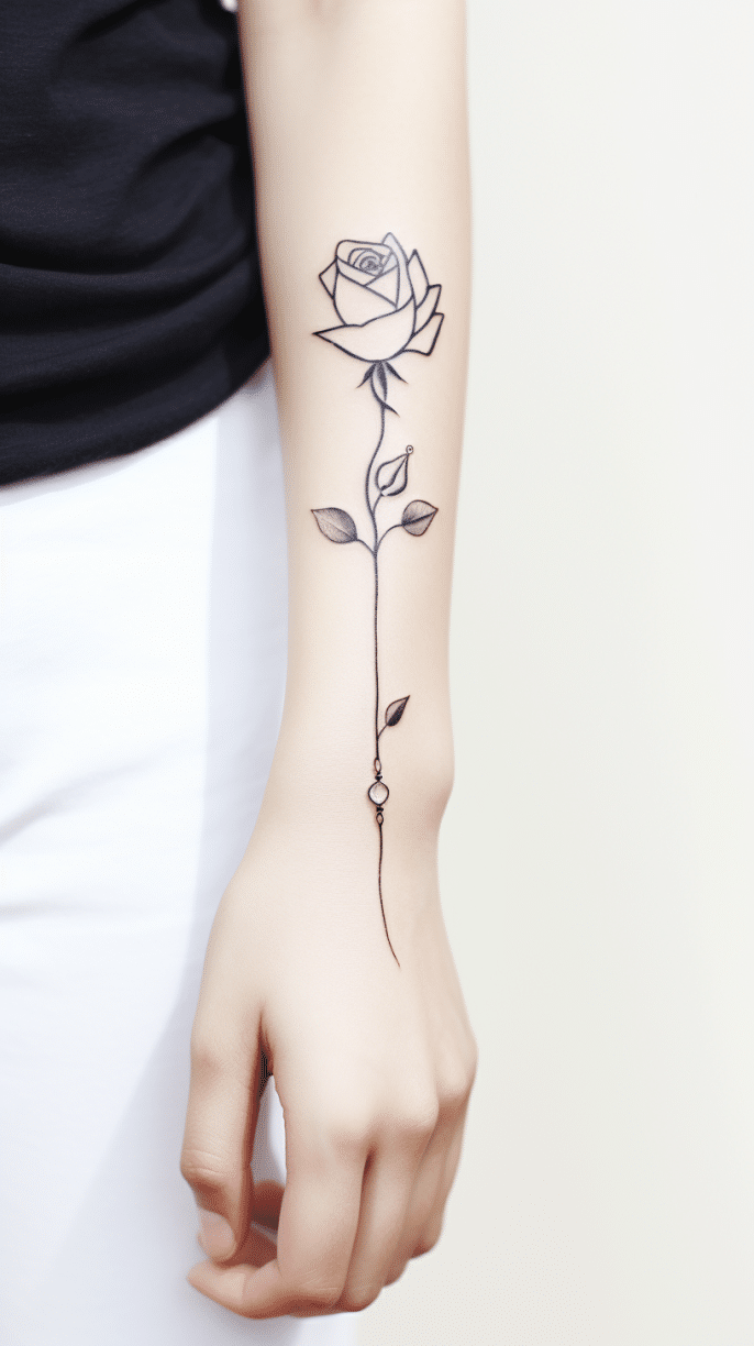 29 Traditional Rose Tattoo Designs for Timeless Personal Expression