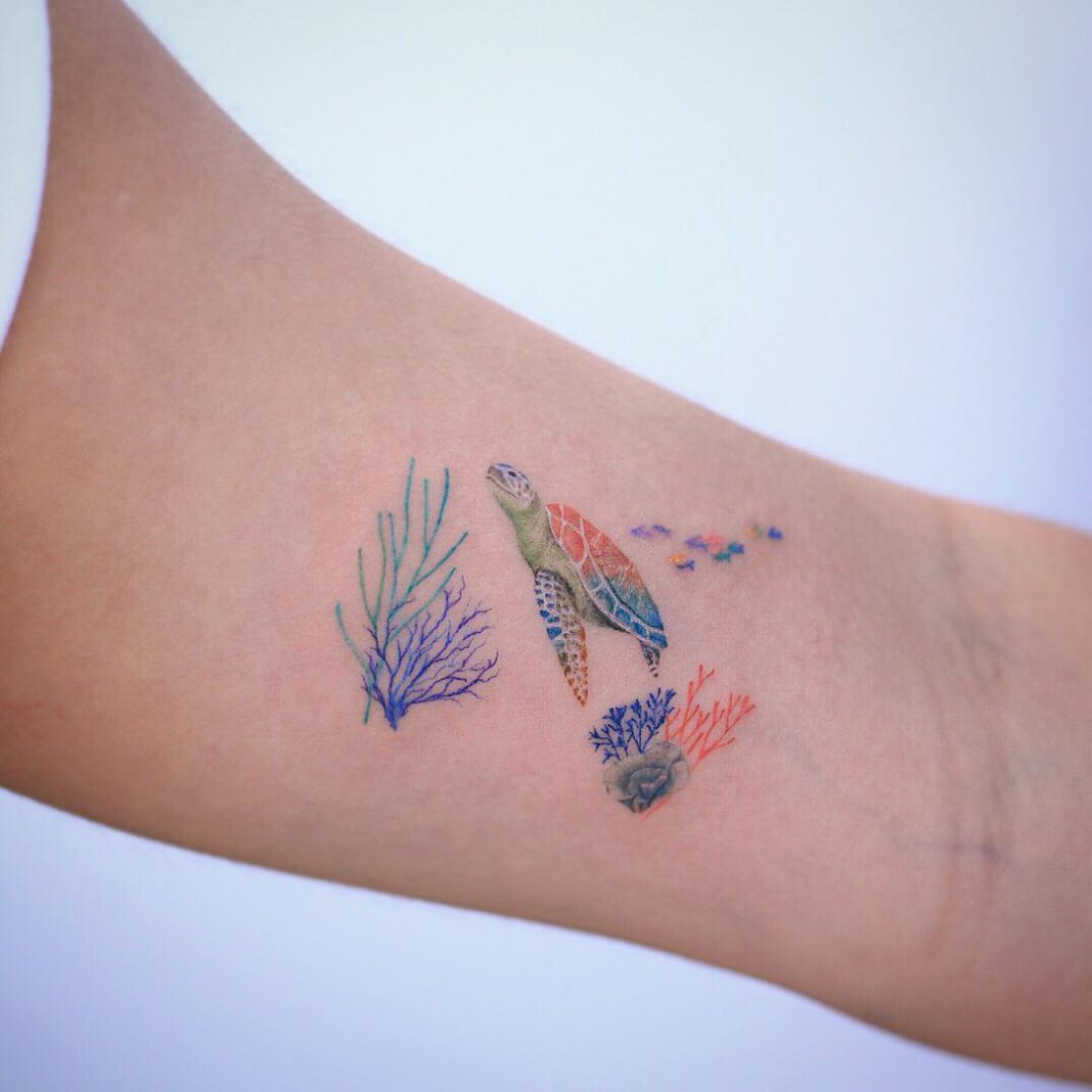 23 Immaculate Coral Tattoos For The Lovers Of The Deep Sea