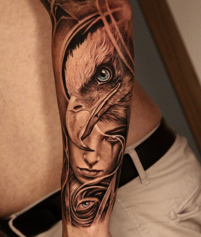 24 Eagle Tattoo Examples To Express Your Free Soul