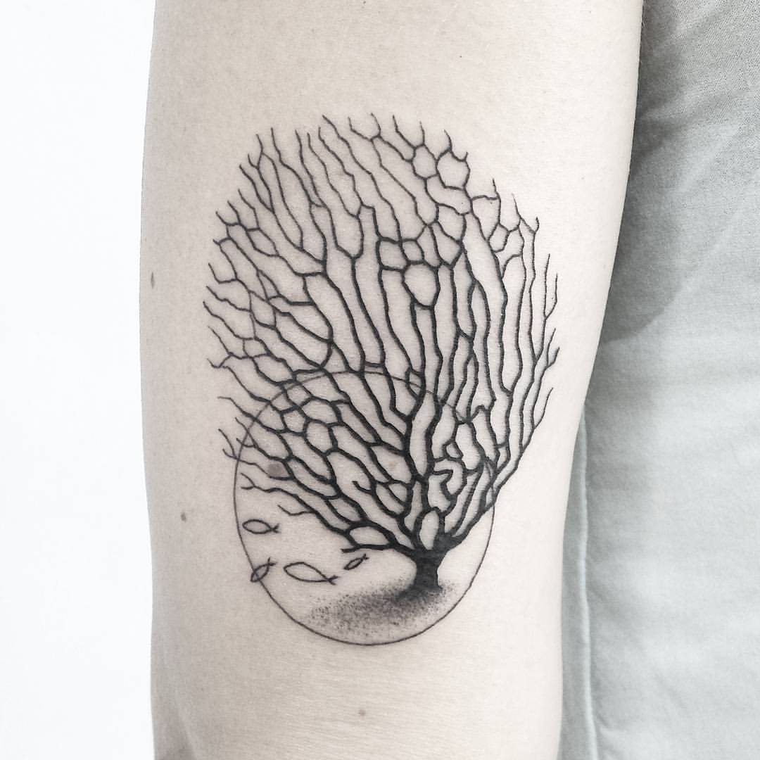 23 Immaculate Coral Tattoos For The Lovers Of The Deep Sea