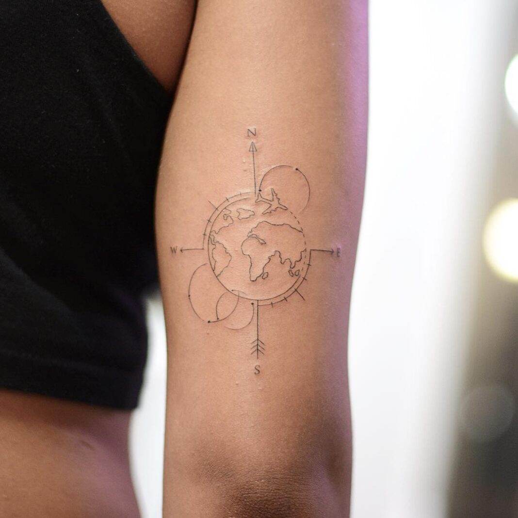 26 Compass Tattoo Ideas For The Traveler Within You