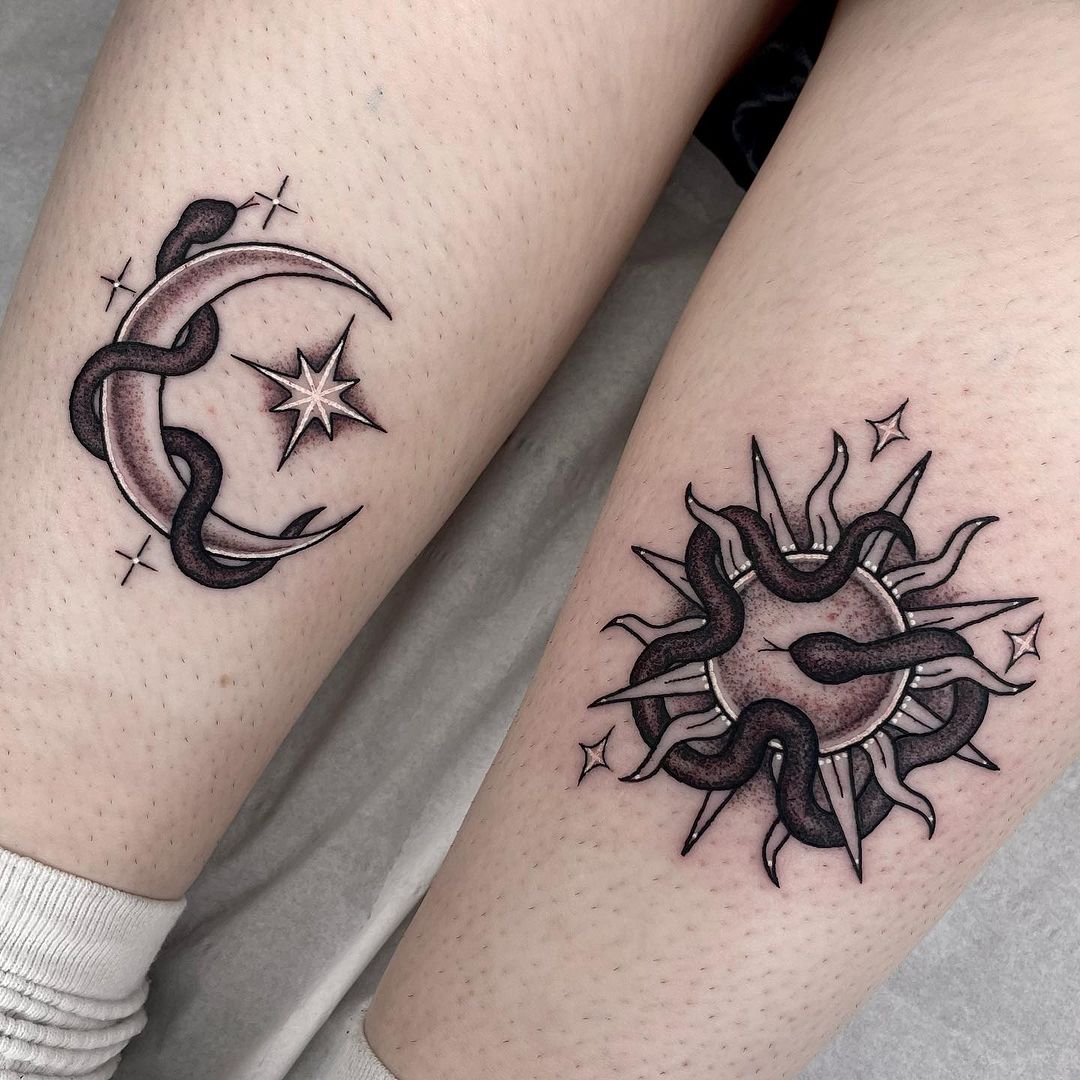 25 Moon And Stars Tattoos For Everlasting Enchantment