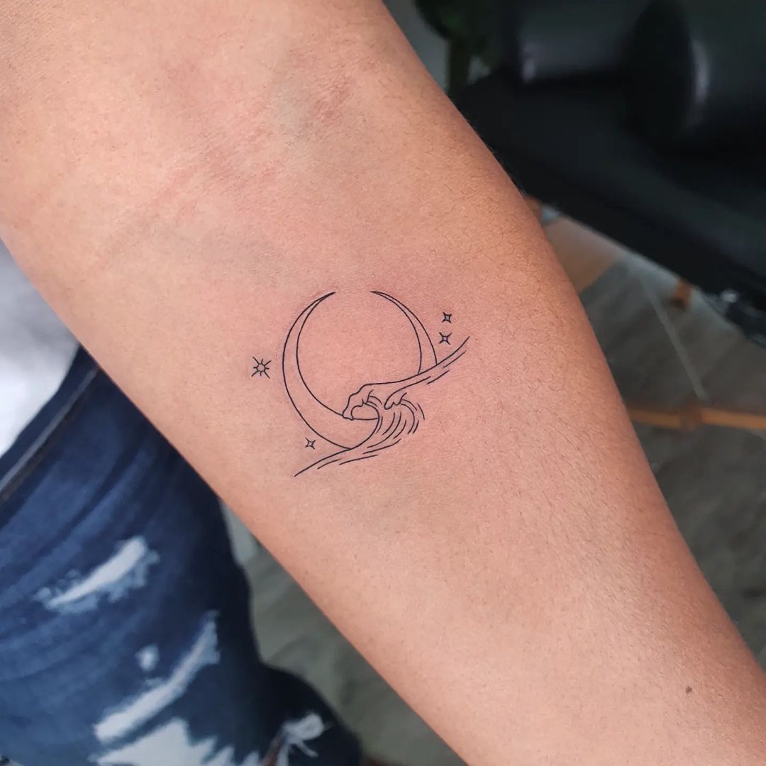 27 Moon Tattoo Ideas To Represent The Magic Within You