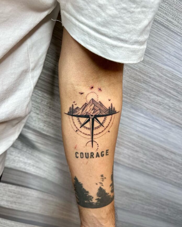 26 Compass Tattoo Ideas For The Traveler Within You