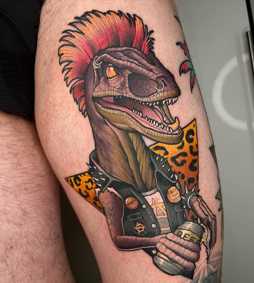 26 Creative Dinosaur Tattoos For The Lovers Of The Unusual