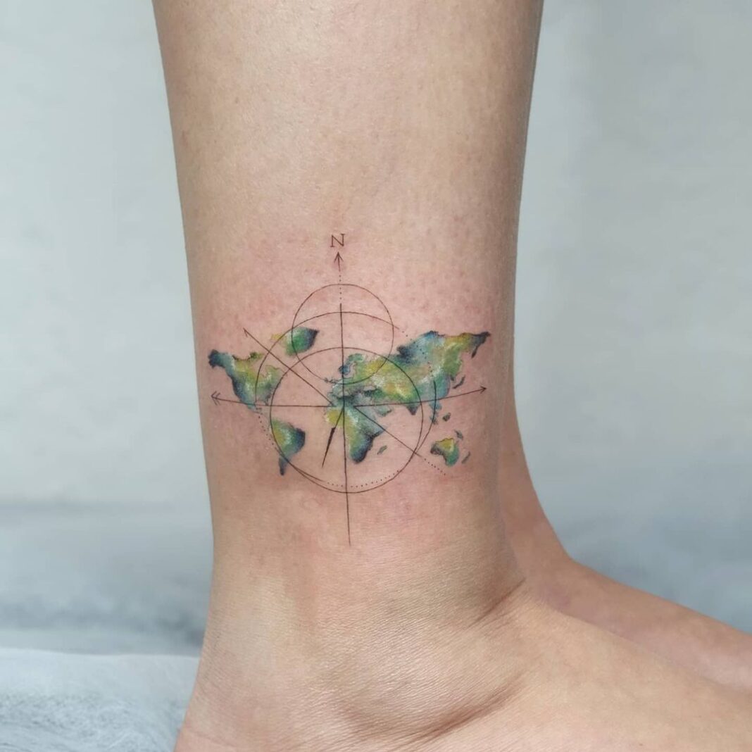 26 Compass Tattoo Ideas For The Traveler Within You