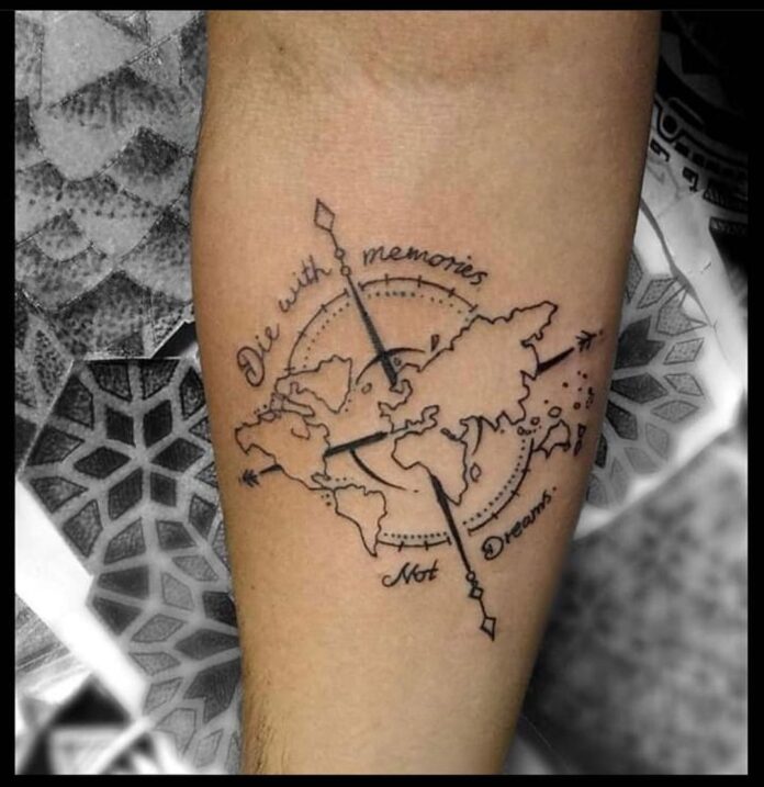 26 Compass Tattoo Ideas For The Traveler Within You