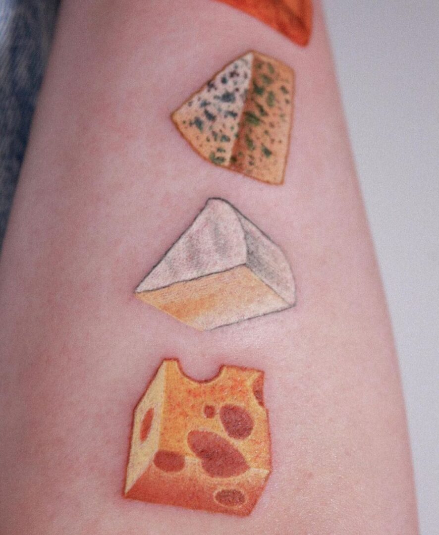 20 Charming Cheese Tattoos That Are Up To No Gouda