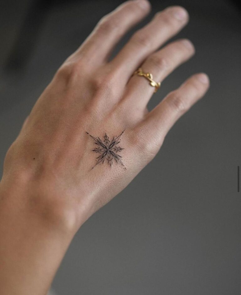 24 Tiny Hand Tattoos For The Modern Minimalist