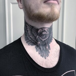 25 Fierce Front-Neck Tattoos That Will Blow Your Mind