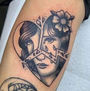 25 Heartbreak Tattoo Ideas To Share Your Feelings