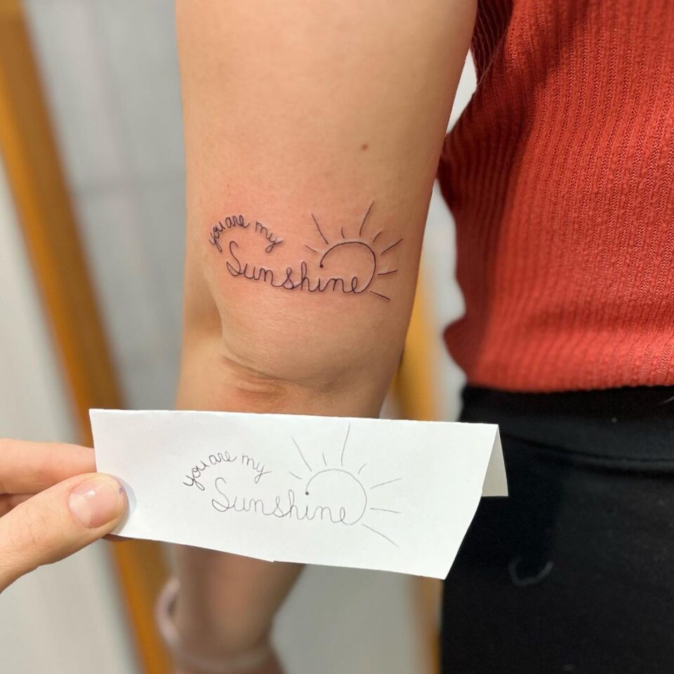 25 Hearty Handwriting Tattoos That Will Last You A Lifetime
