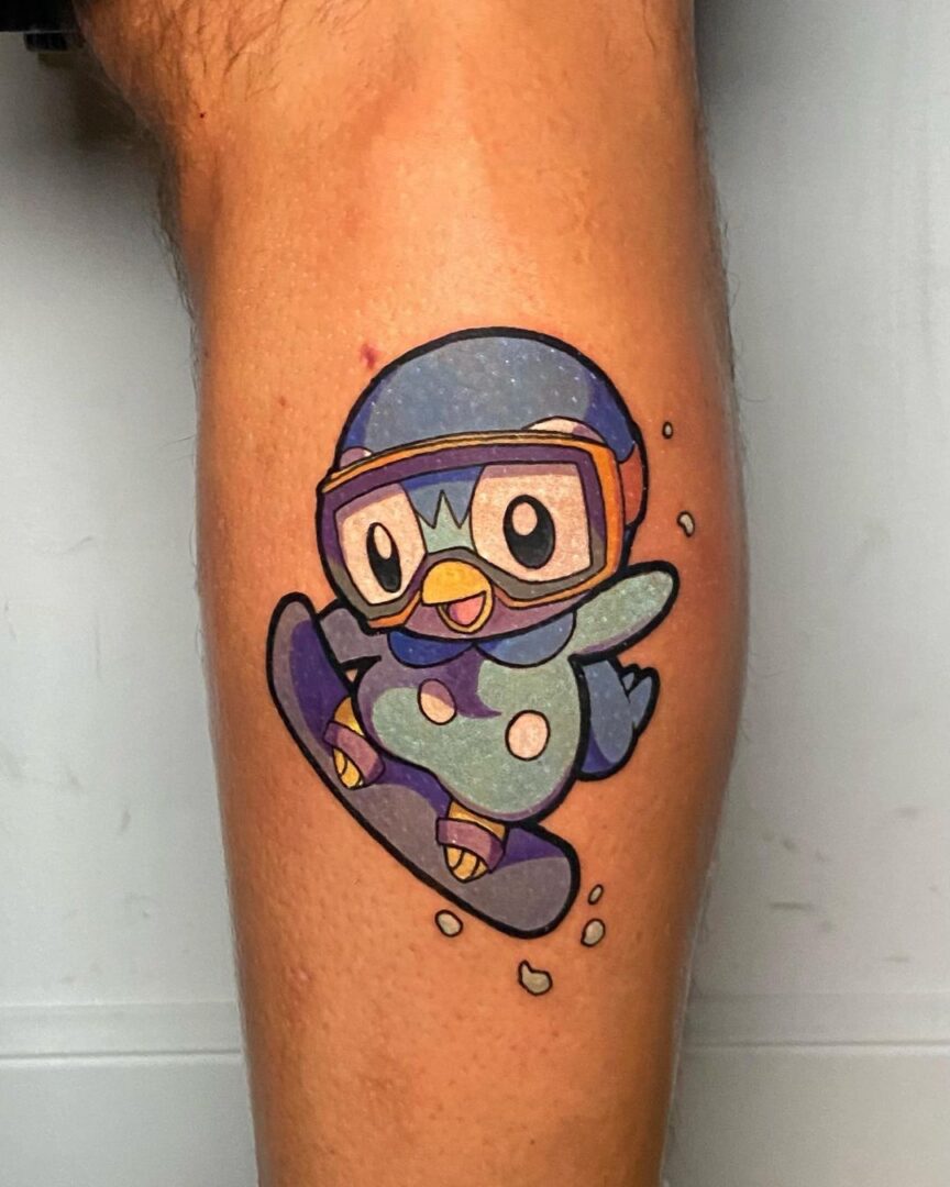 25 Snowboard Tattoos For The Winter Sports Lovers