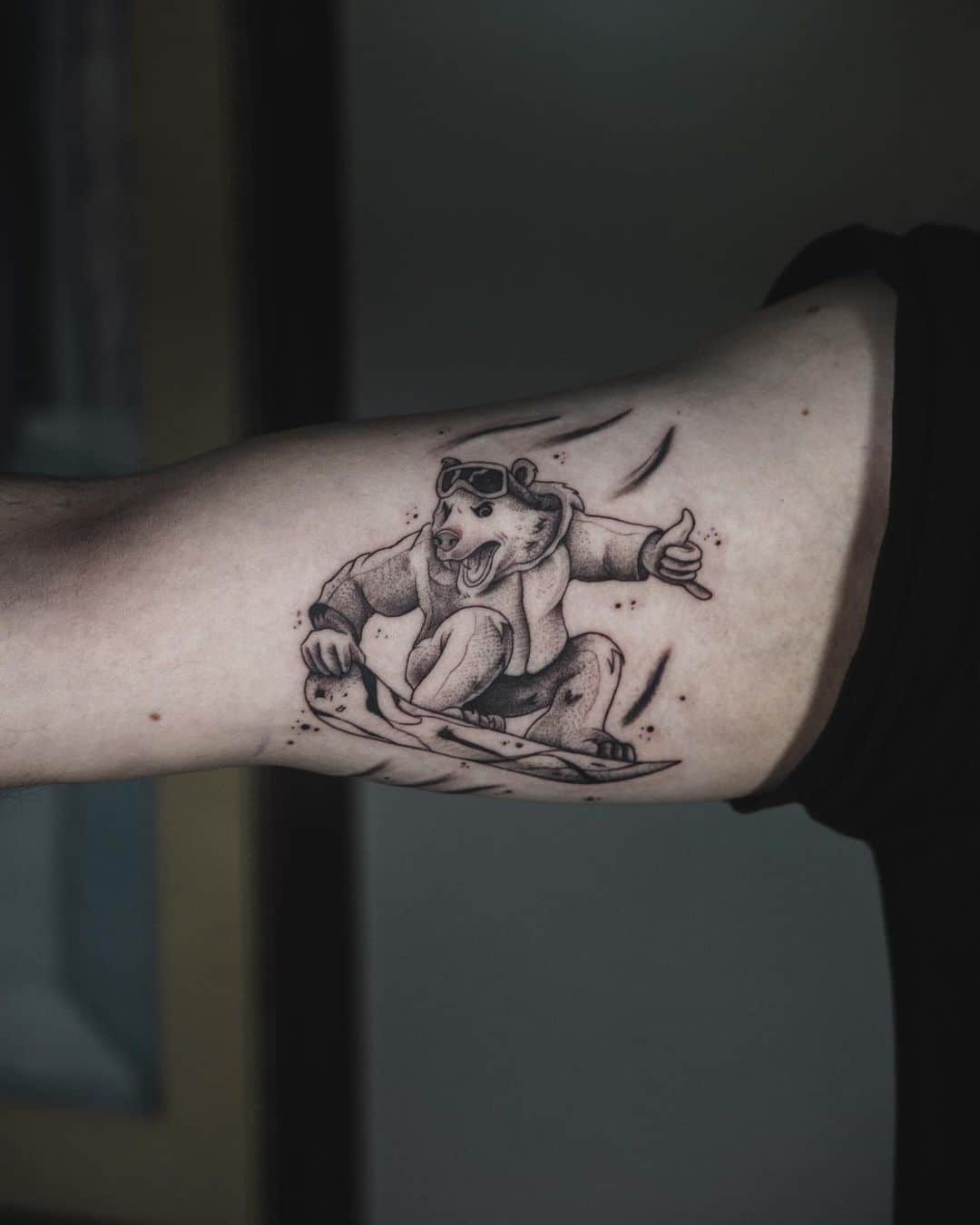 25 Snowboard Tattoos For The Winter Sports Lovers