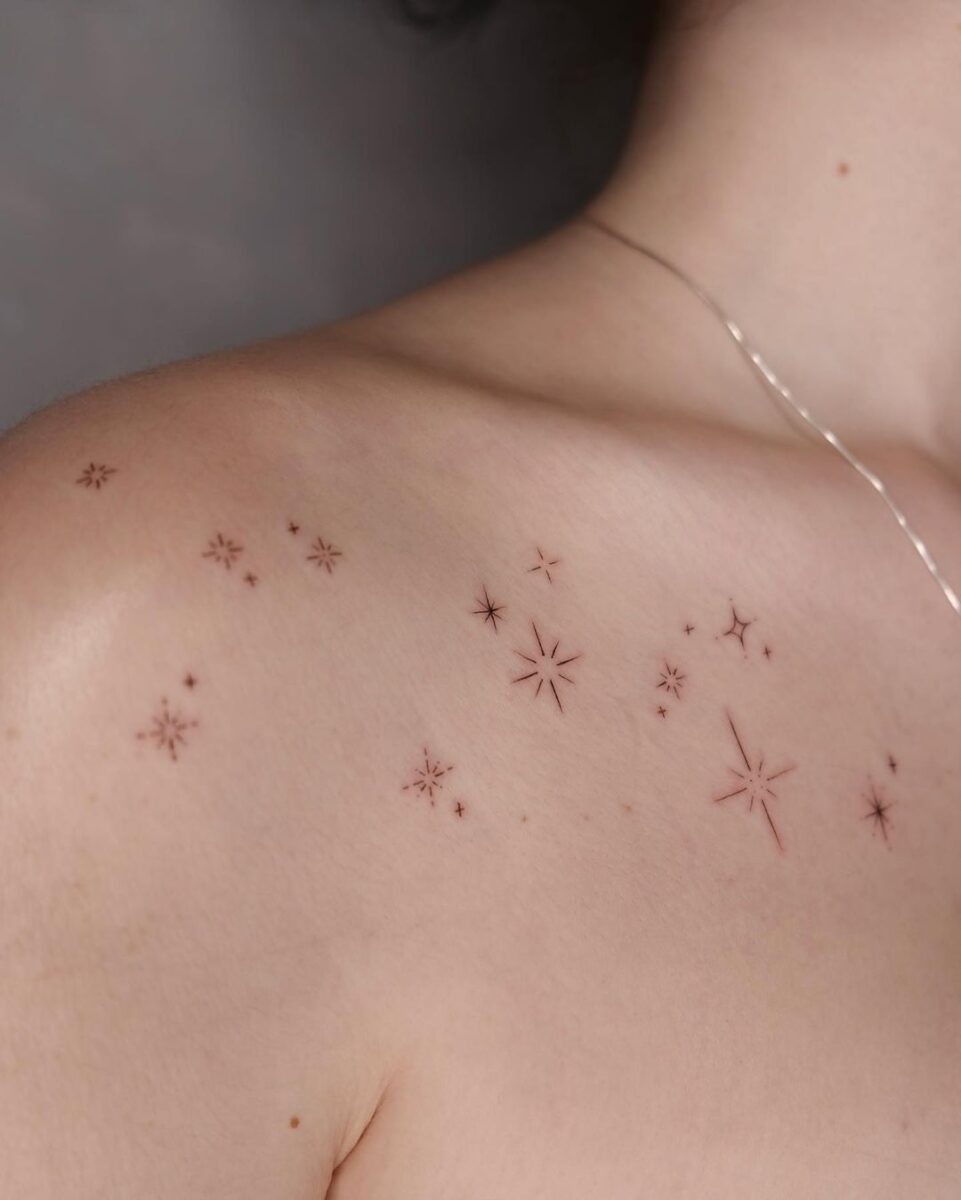 26 Sparkle Tattoo Designs To Find Your Stellar Inspiration