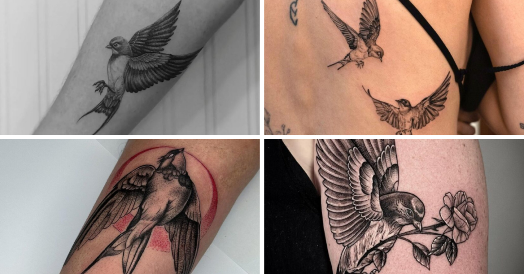 30 Swallow Tattoos: Designs That Tell Your Story