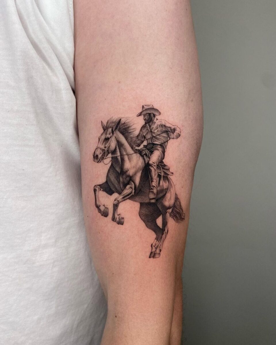 From Cowboy Boots To Bulls, 22 Western Tattoos For Everyone