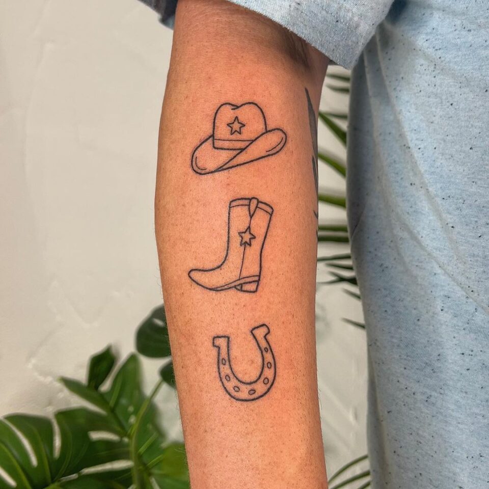 From Cowboy Boots To Bulls, 22 Western Tattoos For Everyone