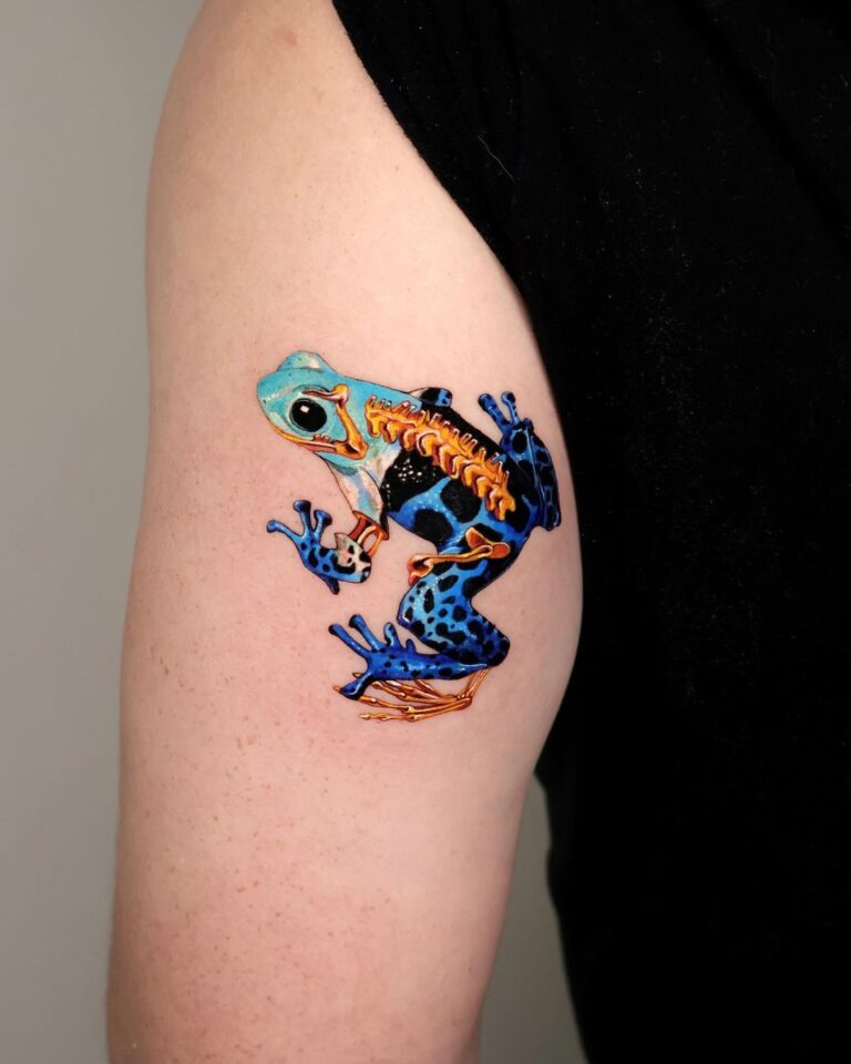 24 Frog Tattoo Designs For Your Protective Familiar