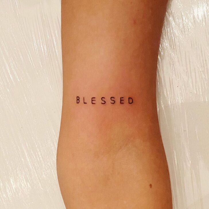 23 Blessed Tattoo Ideas To Keep You Going During Hard Times