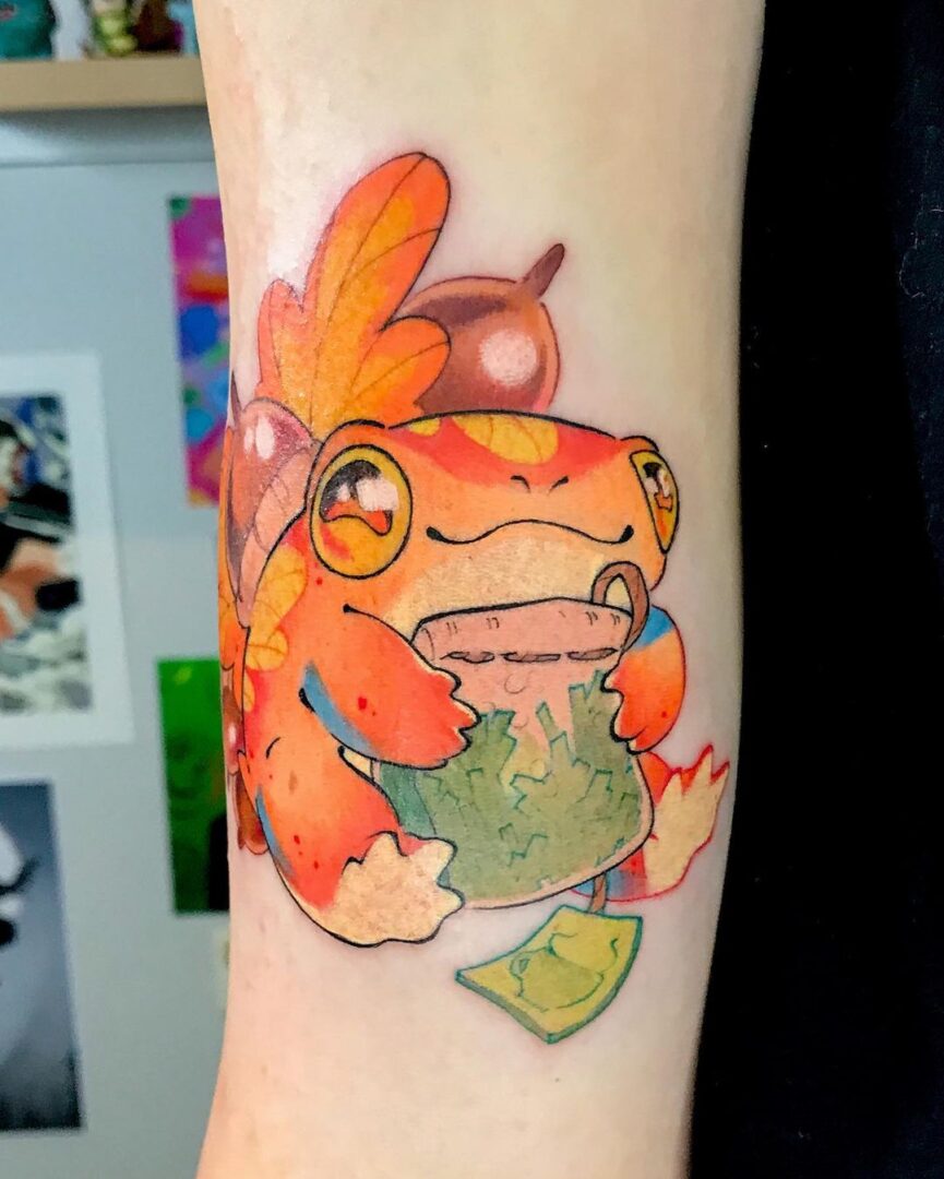 24 Frog Tattoo Designs For Your Protective Familiar