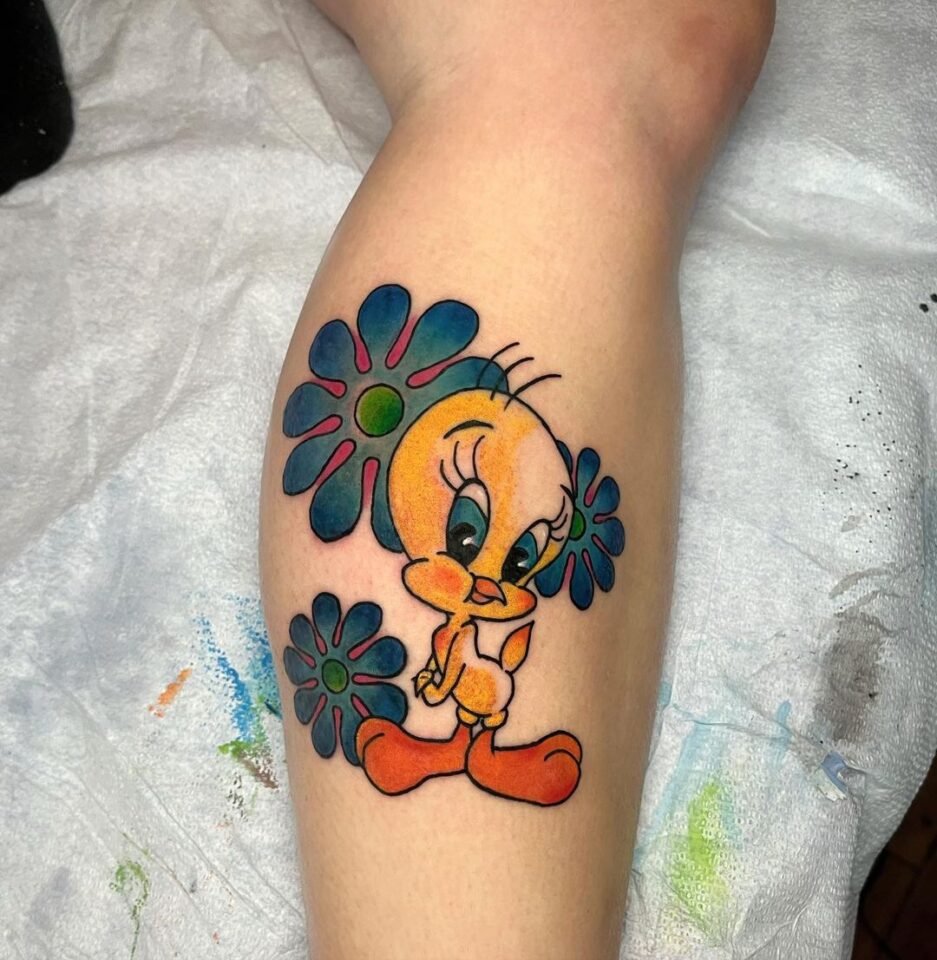 24 Tweety Bird Tattoo Ideas To Commemorate Your Childhood