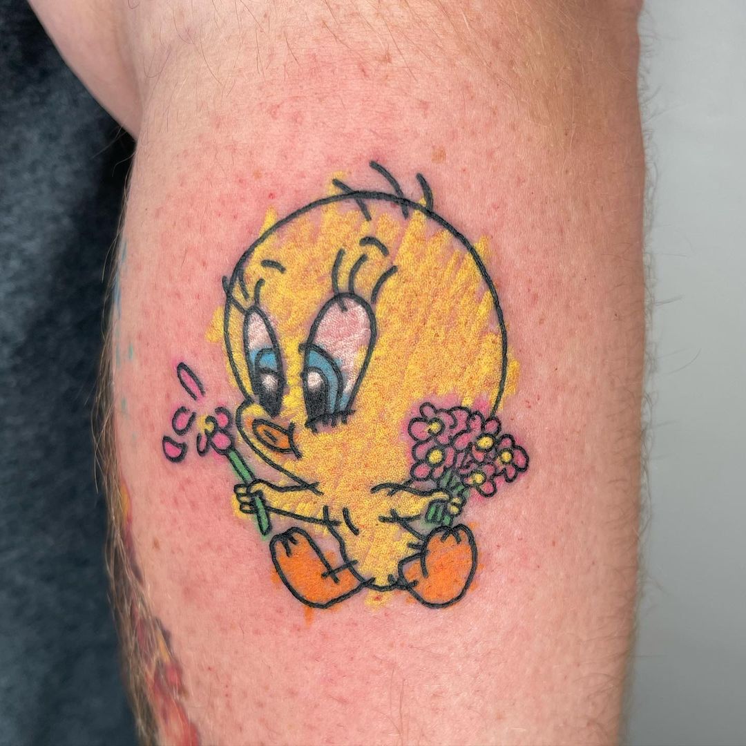 24 Tweety Bird Tattoo Ideas To Commemorate Your Childhood