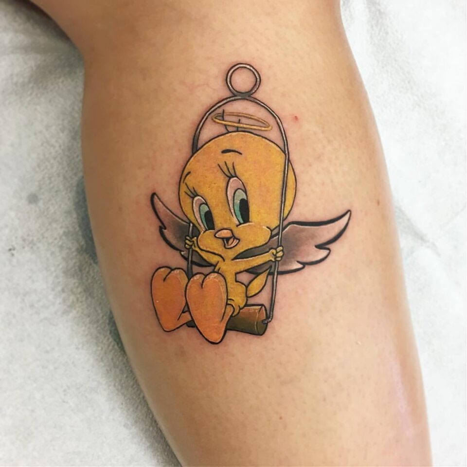 24 Tweety Bird Tattoo Ideas To Commemorate Your Childhood