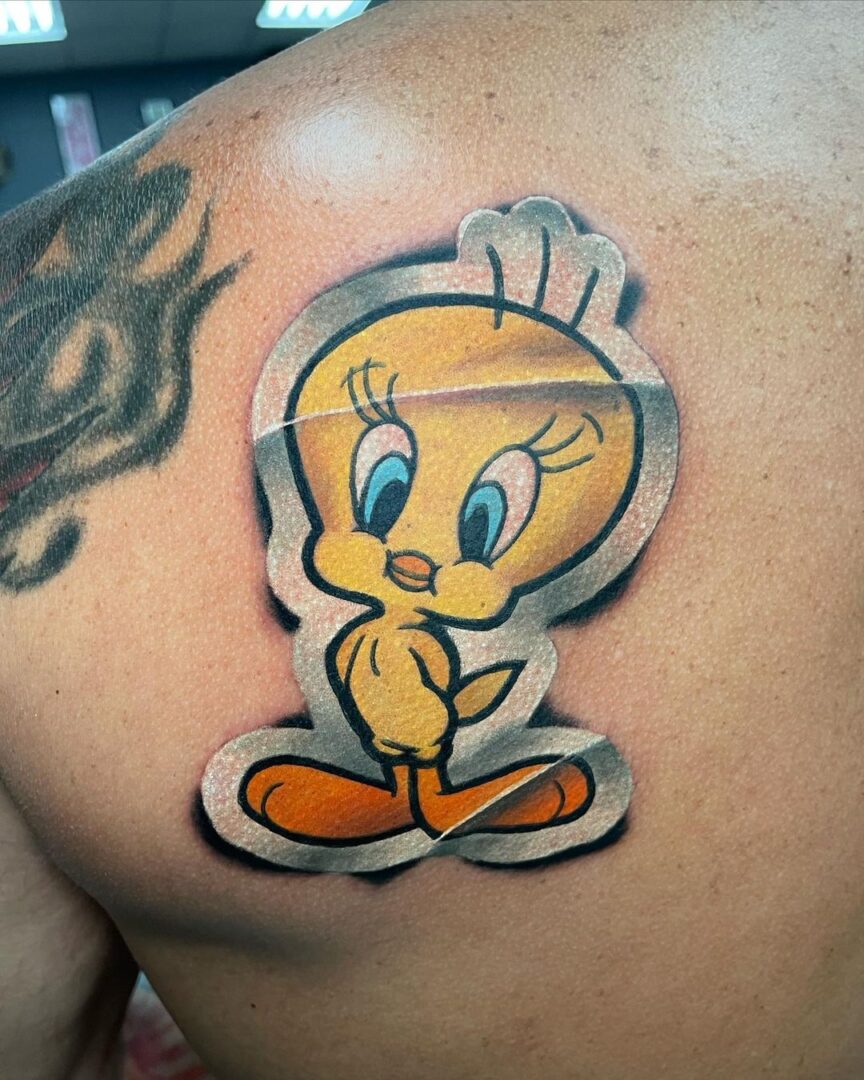 24 Tweety Bird Tattoo Ideas To Commemorate Your Childhood