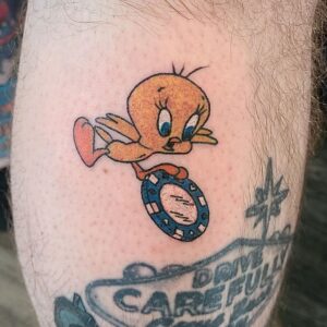 24 Tweety Bird Tattoo Ideas To Commemorate Your Childhood