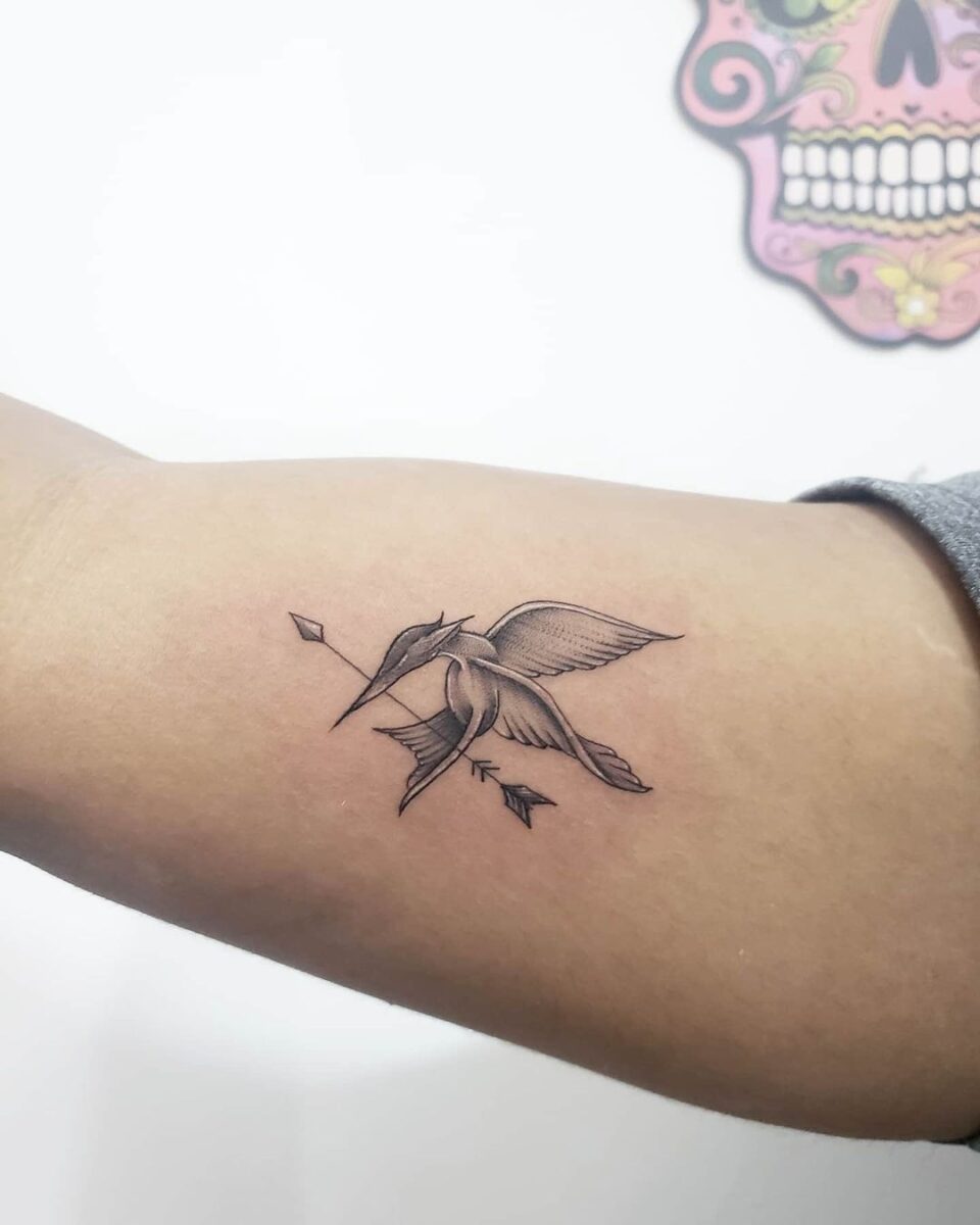 22 Incredible Hunger Games Tattoo Ideas Fit For Die-Hard Fans