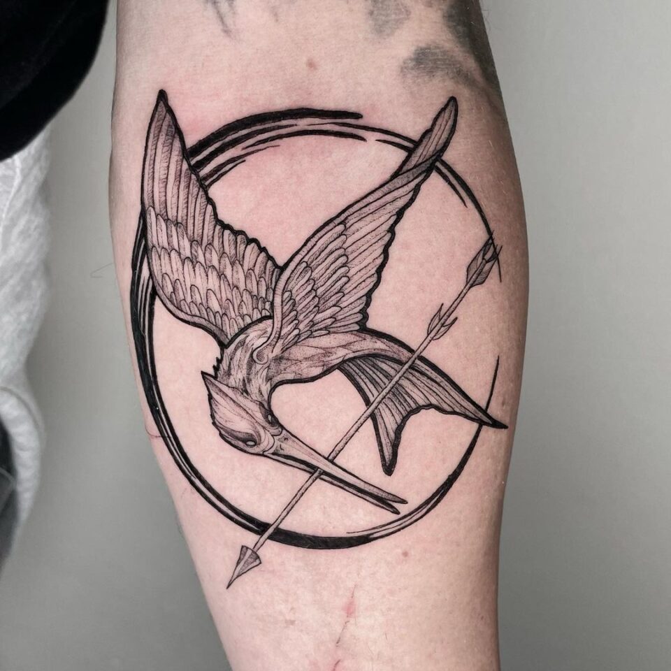 22 Incredible Hunger Games Tattoo Ideas Fit For Die-Hard Fans