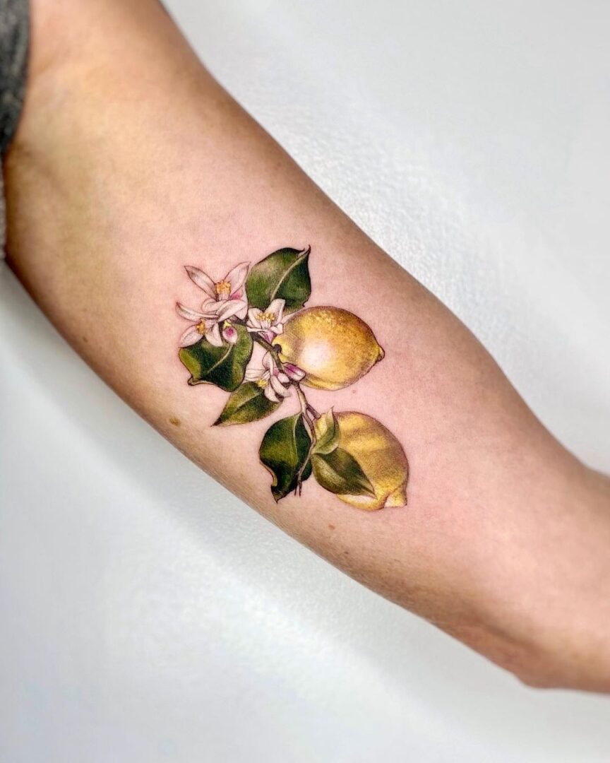 22 Lemon Tattoo Designs To Help You Squeeze The Day