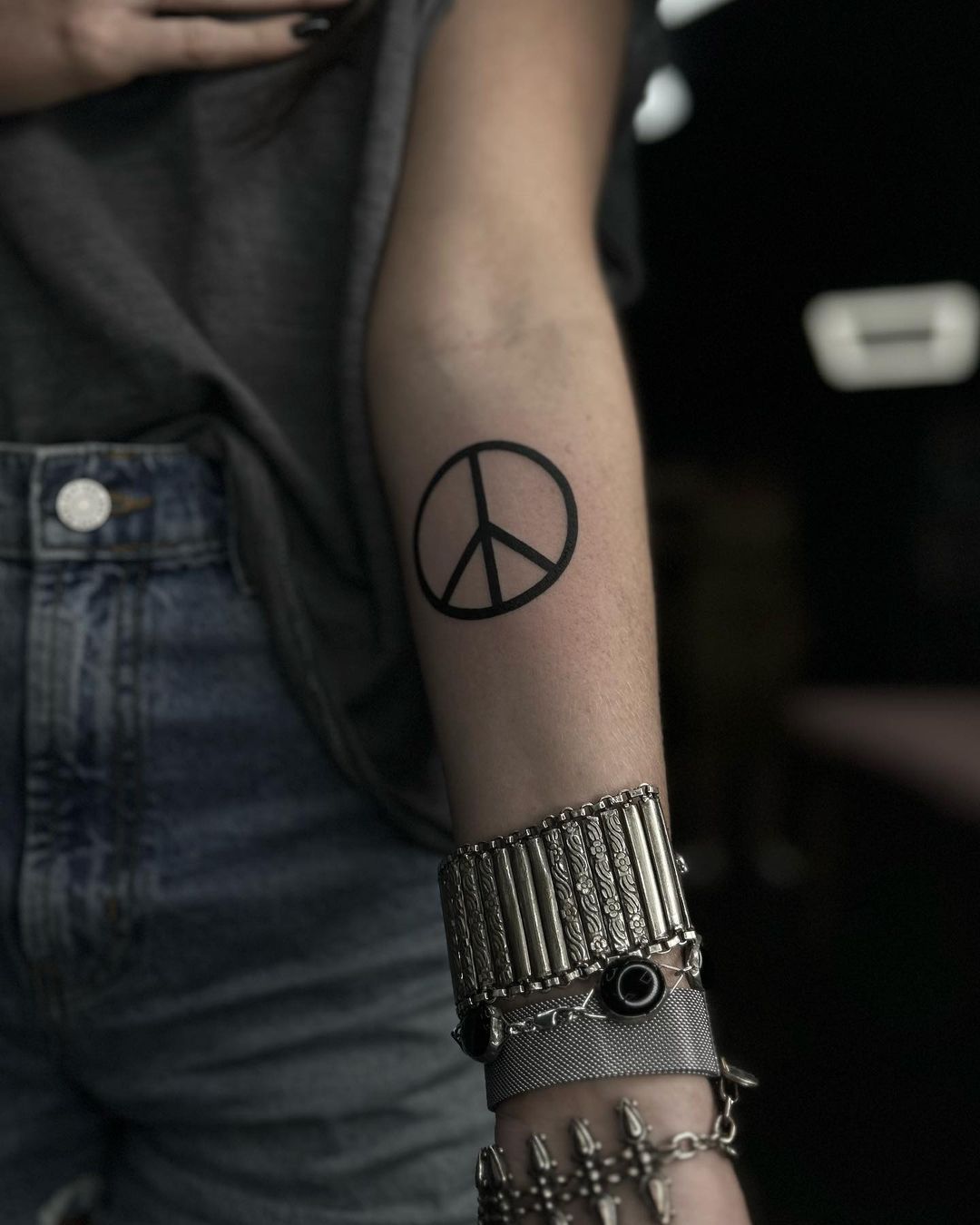 20 Peace Sign Tattoo Designs For All The Pacifists