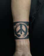 20 Peace Sign Tattoo Designs For All The Pacifists