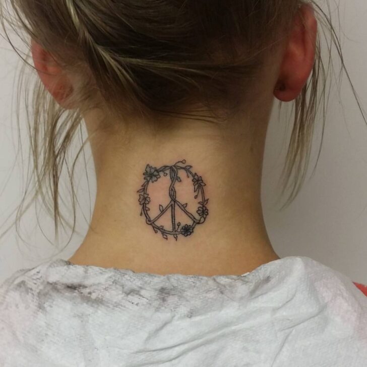 20 Peace Sign Tattoo Designs For All The Pacifists